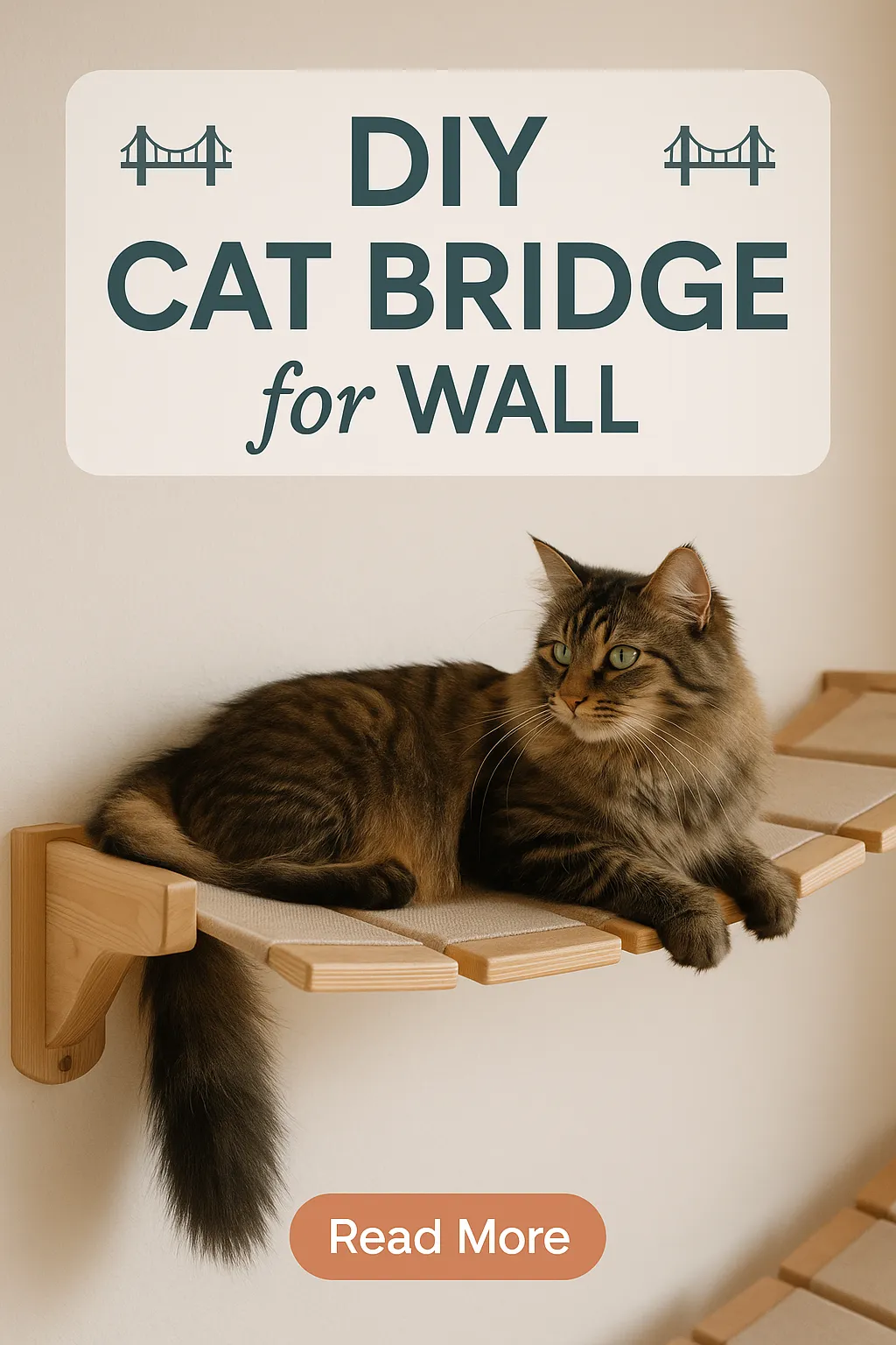 DIY Cat Bridge for Wall - Pet Care Inspoo
